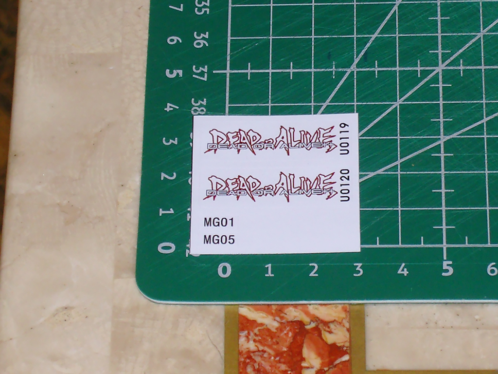 "Dead or Alive Custom Eprom Stickers" (TECMO) and "Naomi Net-DIMMS ...