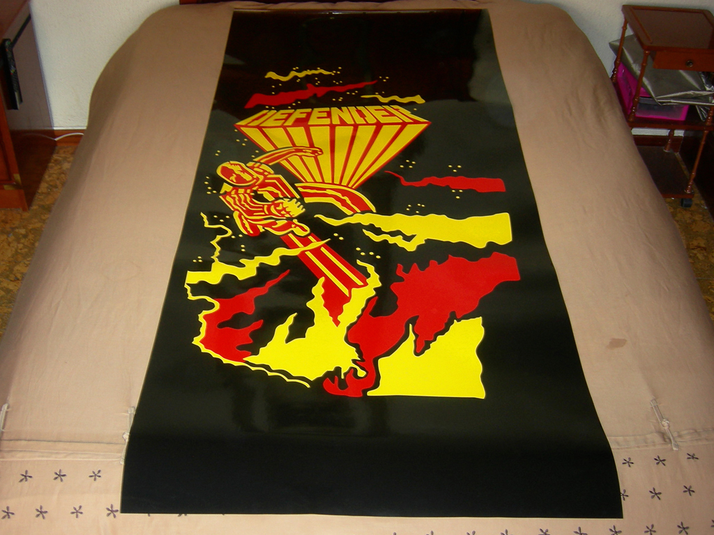 "Defender Side Arts and Kick Panel" (WILLIAMS) reproductions printed in ...