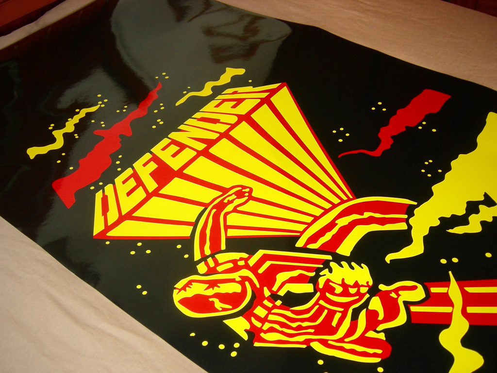 "DEFENDER SIDE ARTS" (WILLIAMS) arcade artworks edited by Zona Arcade ...