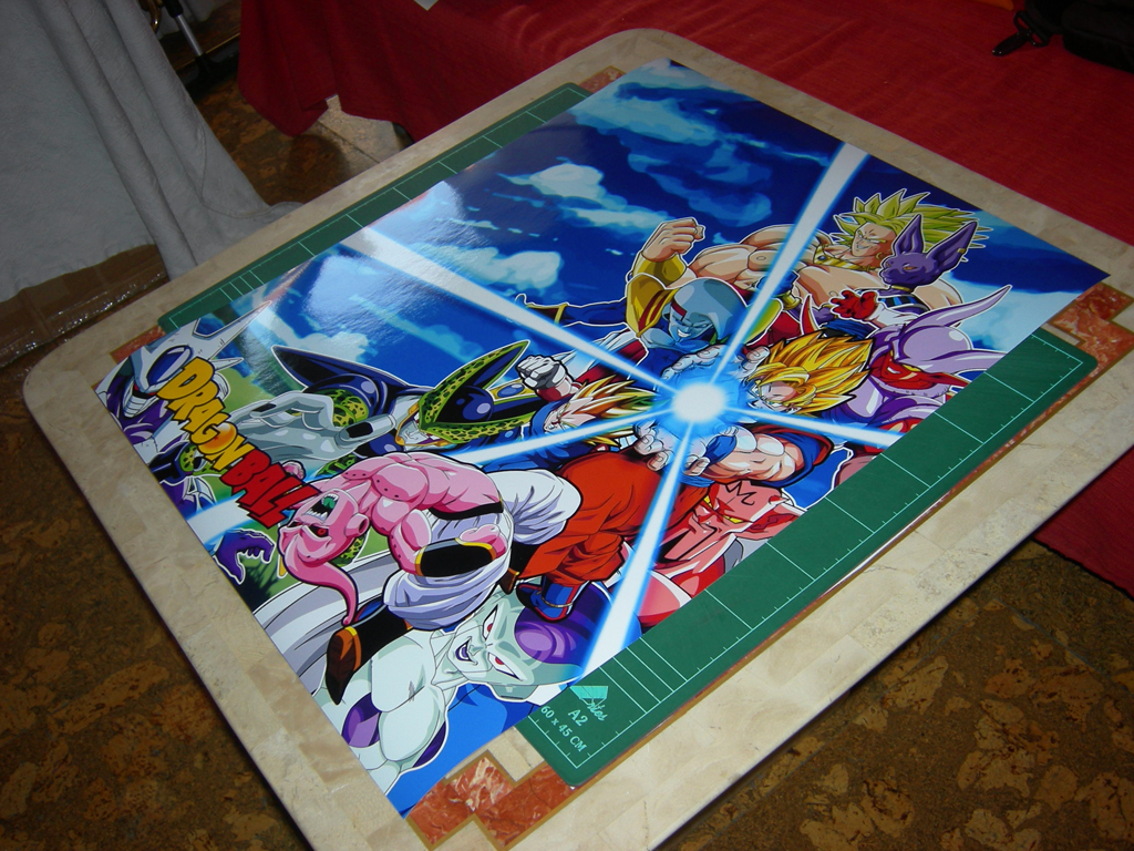 Artes arcade "Bola de Dragón" impresas para la bartop del usuario "Poluto"
