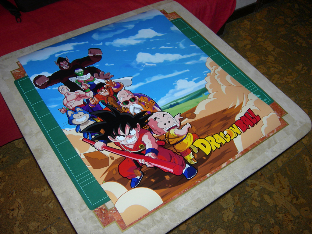 Artes arcade "Bola de Dragón" impresas para la bartop del usuario "Poluto"