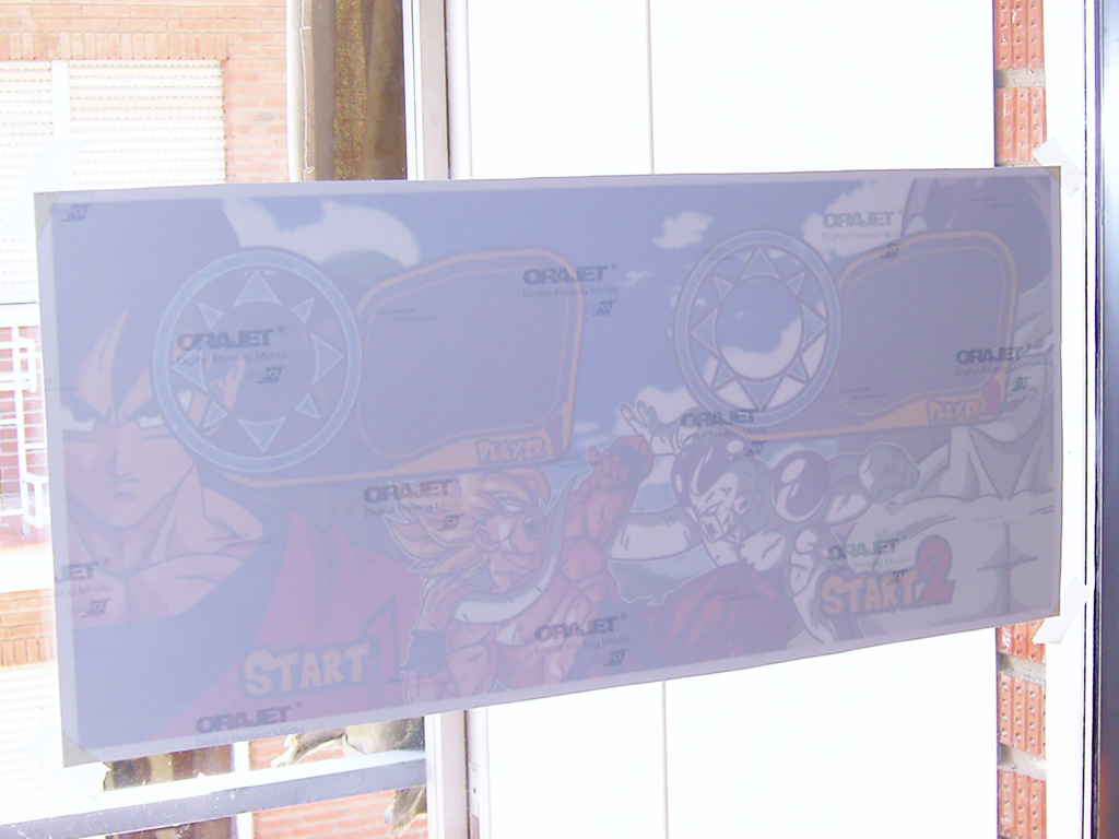 "Decoraciones arcade Dragon Ball" impresas en varios materiales para el ...