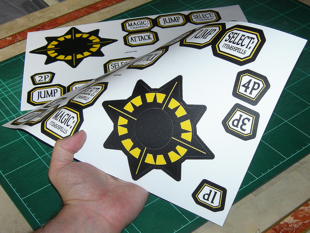 “DUNGEONS & DRAGONS SHADOW OVER MYSTARA DECAL STICKERS FOR CONTROL ...