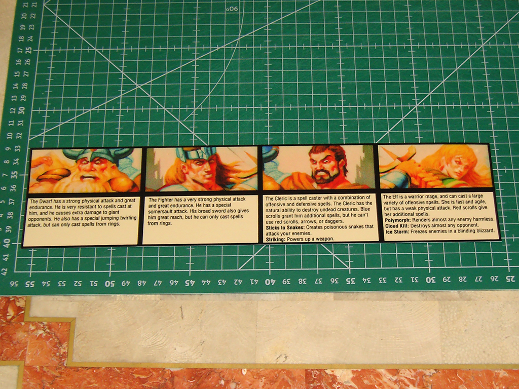 "Dungeons & Dragons Control Panel Overlay, Joystick and Button Decals ...