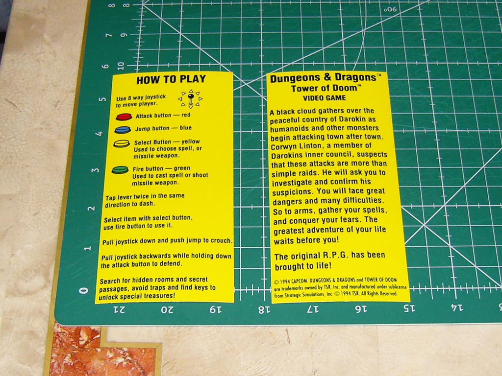 "Dungeons & Dragons Tower of Doom Character Sticker, Bezel Sticker ...