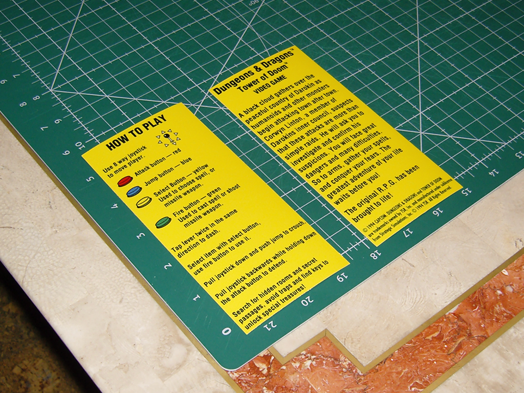 "Dungeons & Dragons Tower of Doom Character Sticker, Bezel Sticker ...