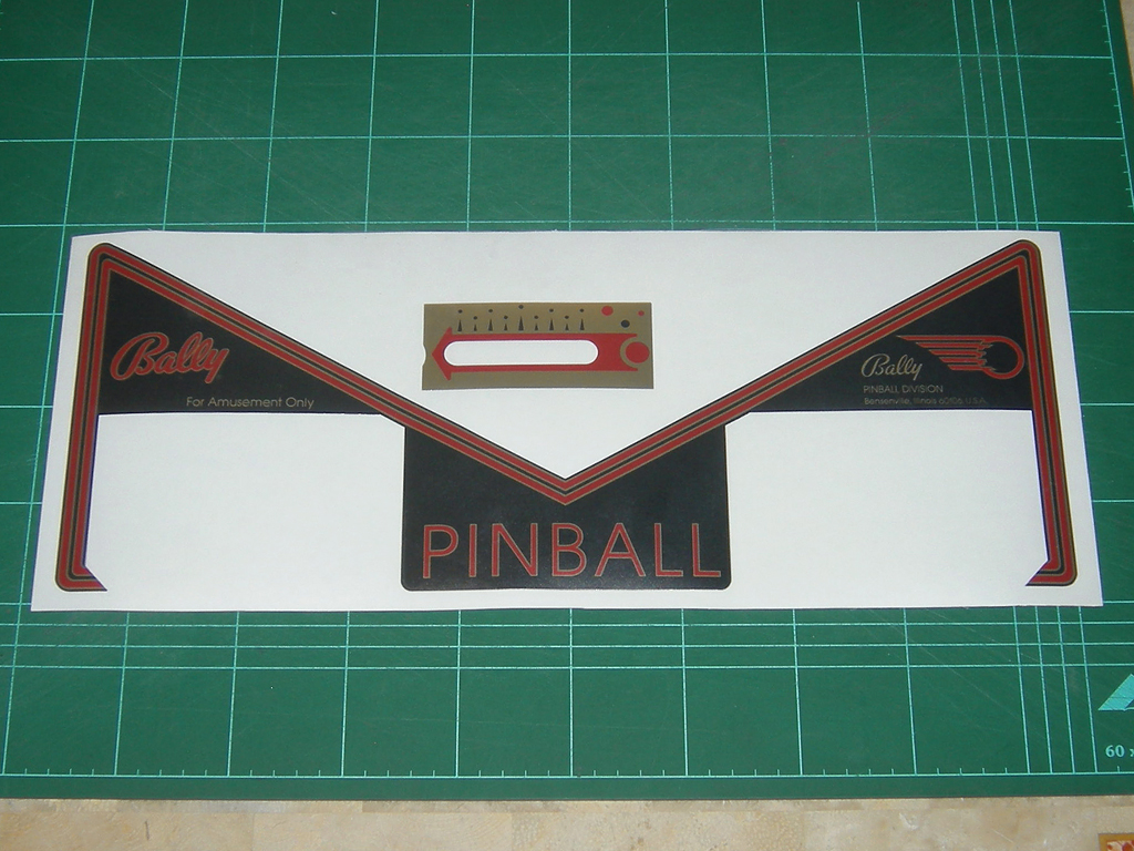 "EIGHT BALL DELUXE PINBALL APRONS" (BALLY) restored by Zona Arcade ...