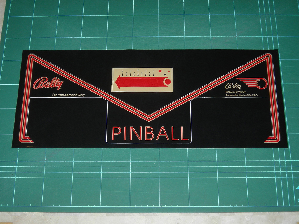 "EIGHT BALL DELUXE PINBALL APRONS" (BALLY) restored by Zona Arcade ...