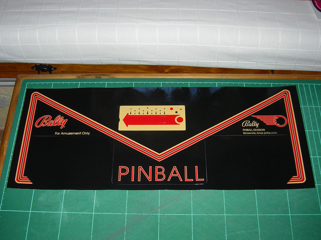 "EIGHT BALL DELUXE PINBALL APRONS" (BALLY) restored by Zona Arcade ...