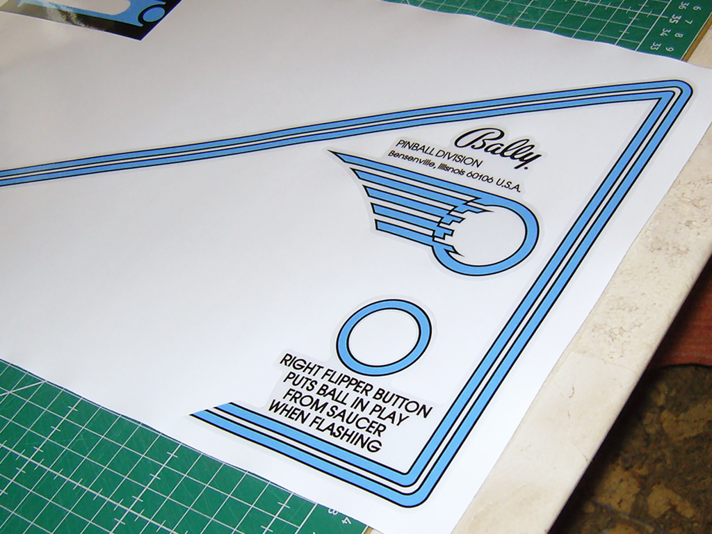 "EMBRYON PINBALL APRONS" (BALLY) scanned artwork files restored in Zona ...