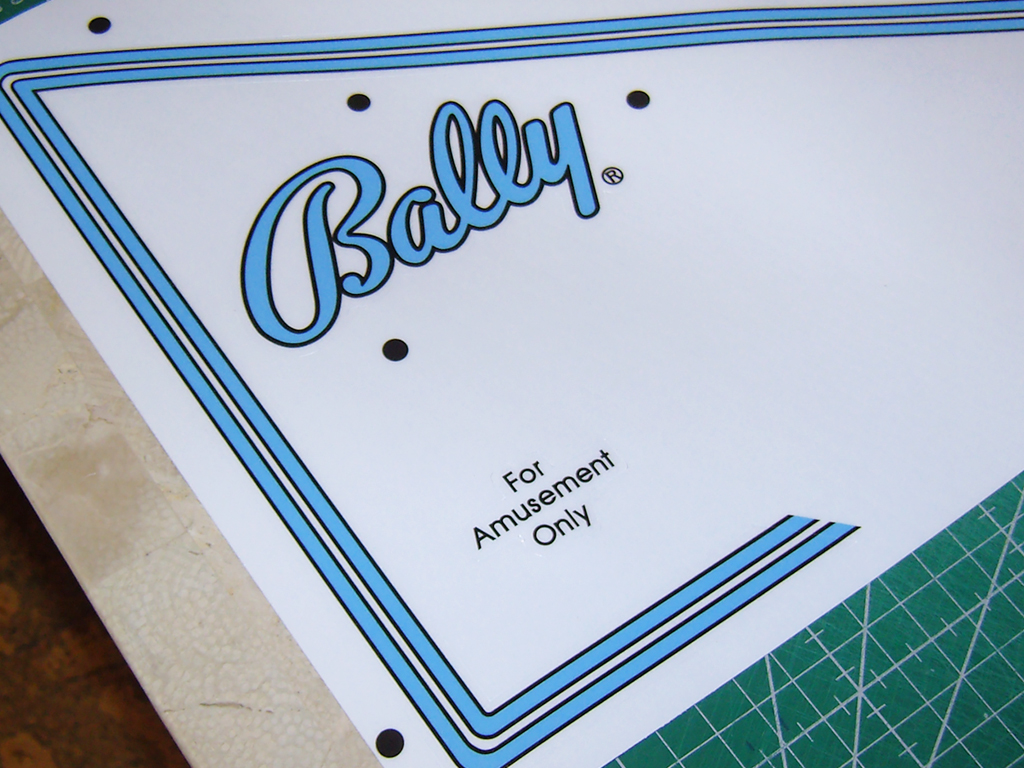 "EMBRYON PINBALL APRONS" (BALLY) scanned artwork files restored in Zona ...