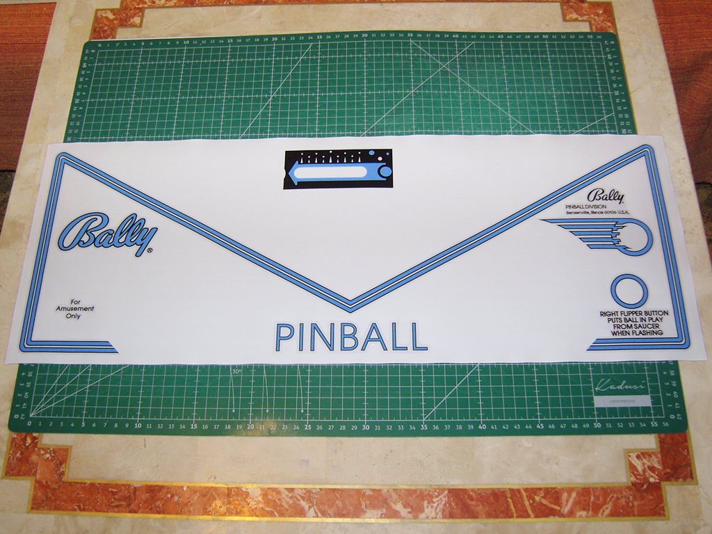 "EMBRYON PINBALL APRONS" (BALLY) scanned artwork files restored in Zona ...