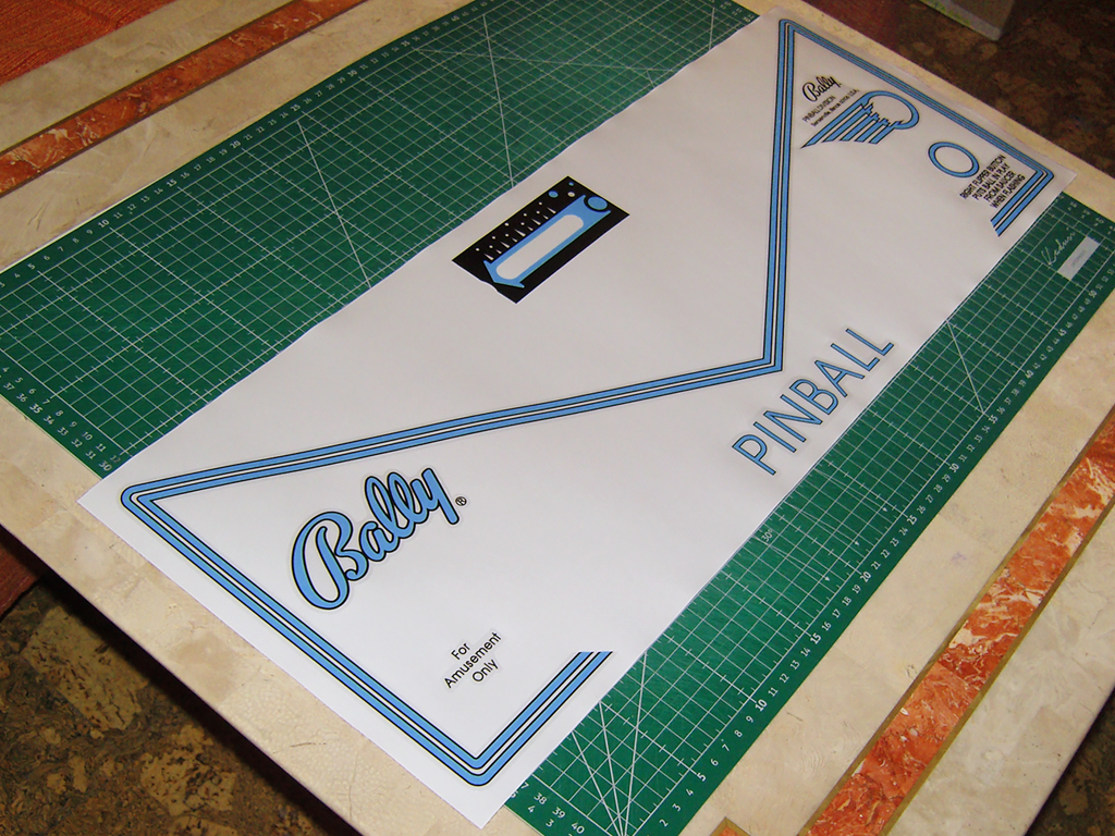 "EMBRYON PINBALL APRONS" (BALLY) scanned artwork files restored in Zona ...