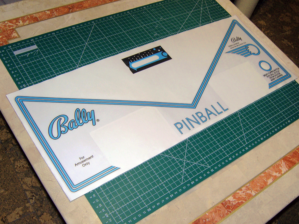 "EMBRYON PINBALL APRONS" (BALLY) scanned artwork files restored in Zona ...
