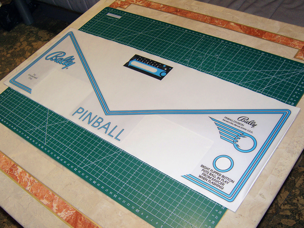 "EMBRYON PINBALL APRONS" (BALLY) scanned artwork files restored in Zona ...