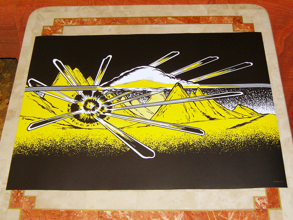 "Exerion Side Arts, Control Panel Overlay and Bezel Instruction Card (TAITO) printed ...