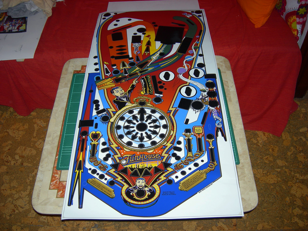 "Playfield FunHouse" (Williams Pinball) printed para Pablo