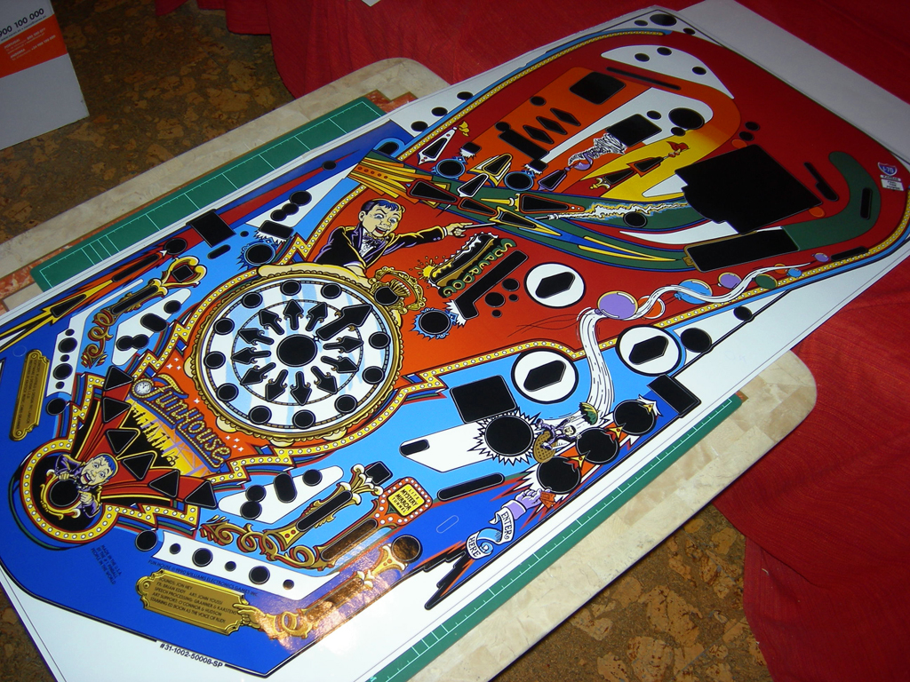 "Playfield FunHouse" (Williams Pinball) printed para Pablo