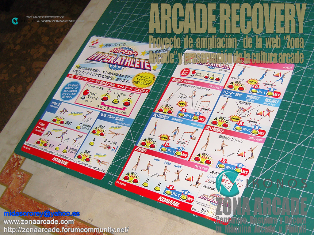 Original "HYPERATHLETE INSTRUCTION MARQUEES PN.402945, PN.402946 ...