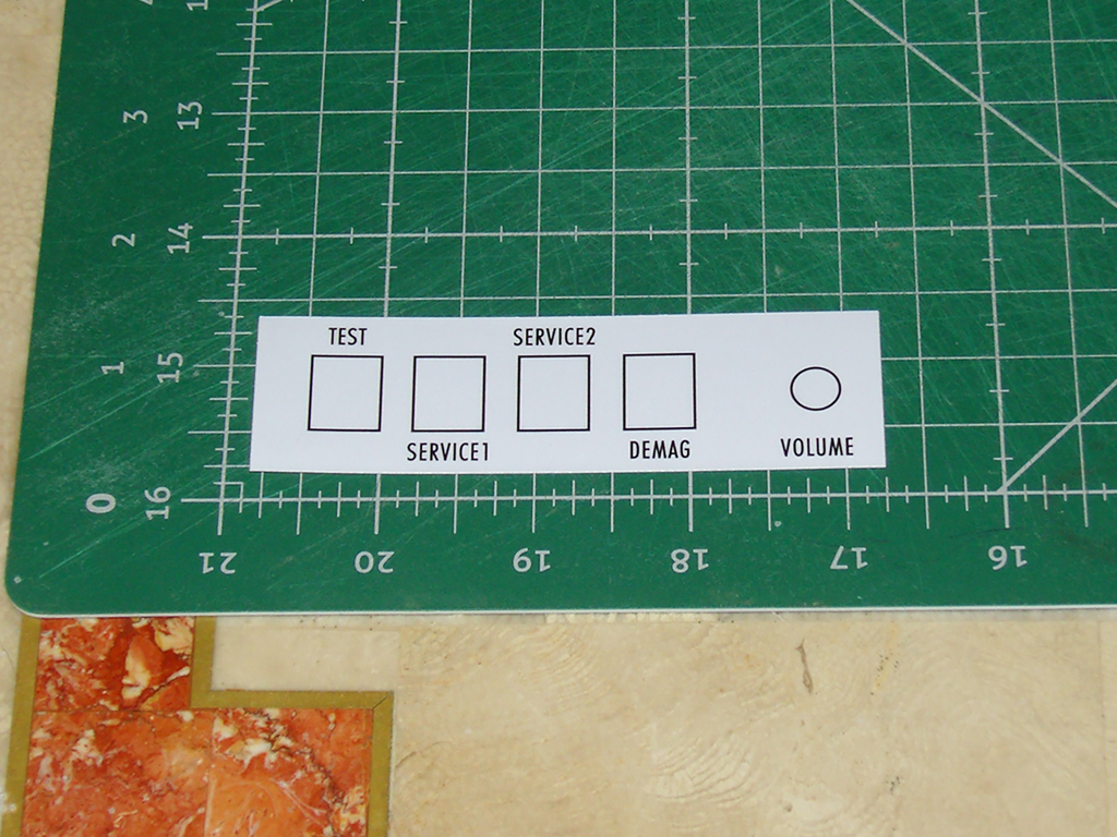 "New Net City Marquee, Instruction Sheet and Other Small Sticker" (SEGA ...