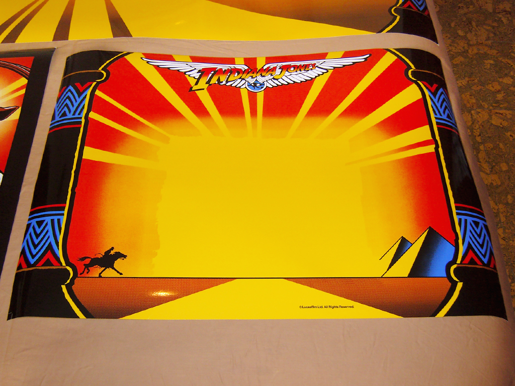 "Indiana Jones Pinball Decals for adapted Virtual Pinball" (WILLIAMS ...