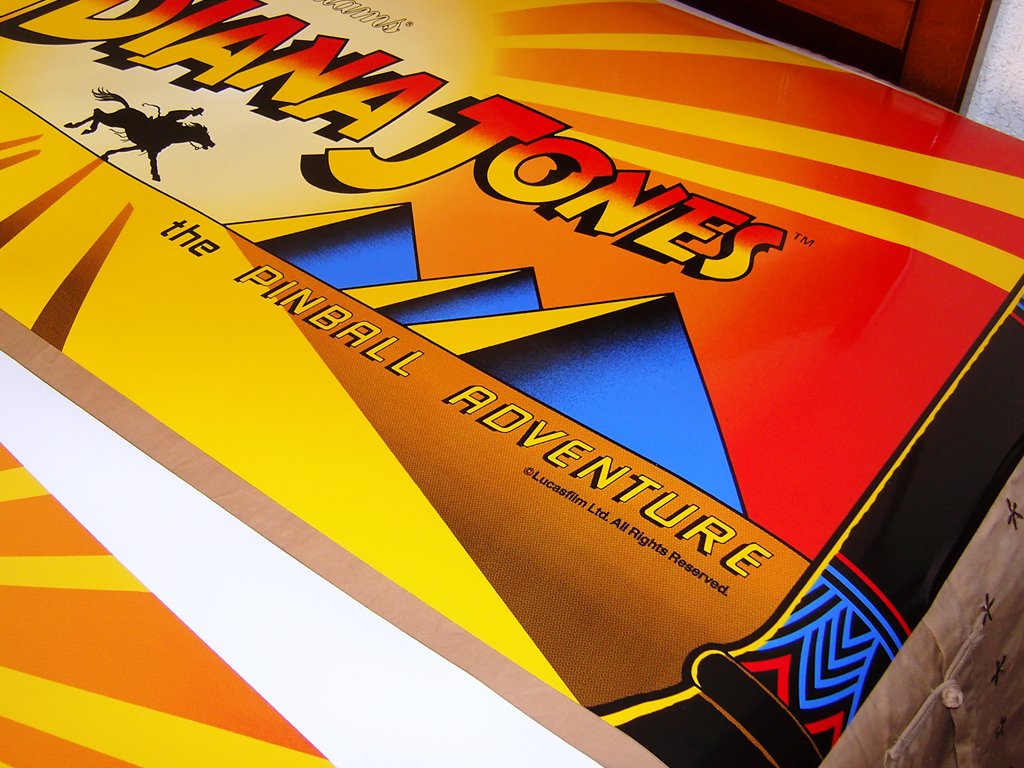 "Indiana Jones Pinball Decals for adapted Virtual Pinball" (WILLIAMS ...