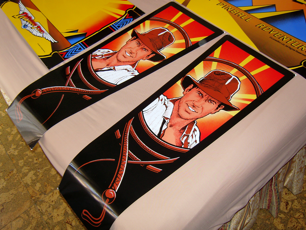 "Indiana Jones Pinball Decals for adapted Virtual Pinball" (WILLIAMS ...
