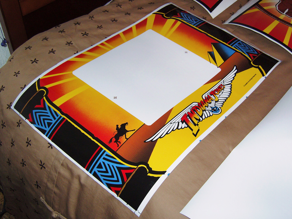 "Indiana Jones Pinball Decals" (WILLIAMS) impresos en vinilo con ...