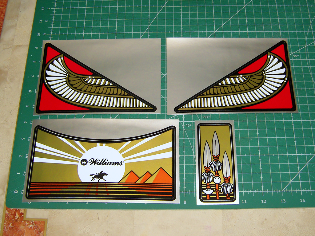 "Indiana Jones Pinball Aprons And Targets Normal / Custom" (WILLIAMS ...