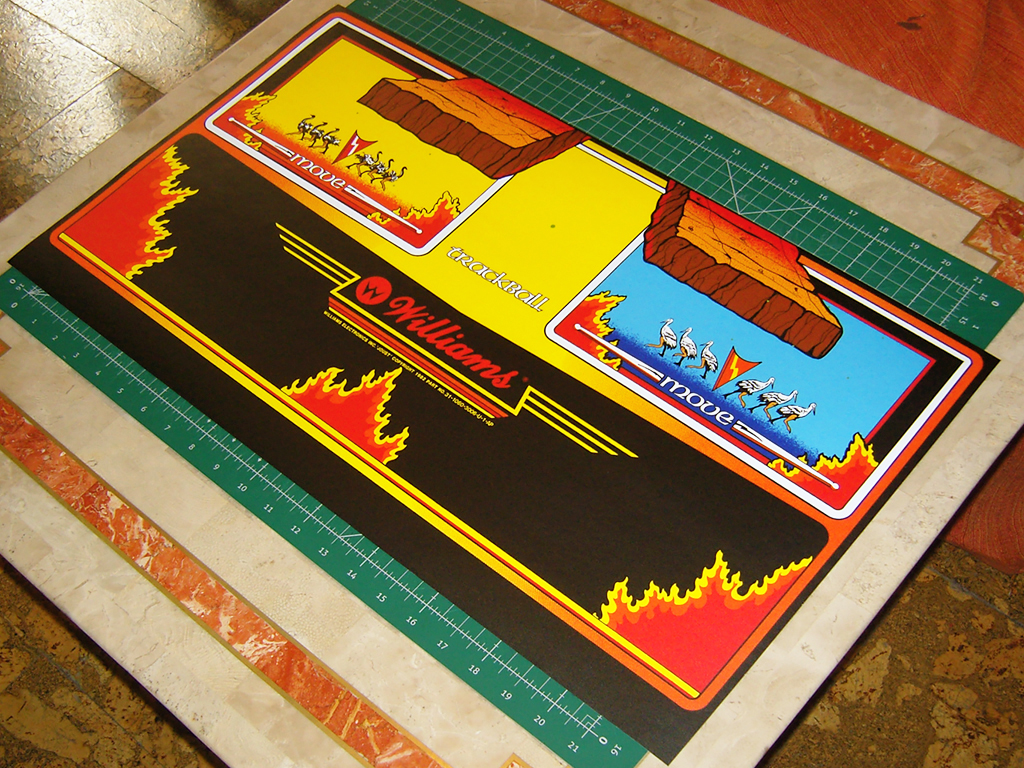 "Joust Custom arcade Artworks" (ATARI) printed on several material for ...
