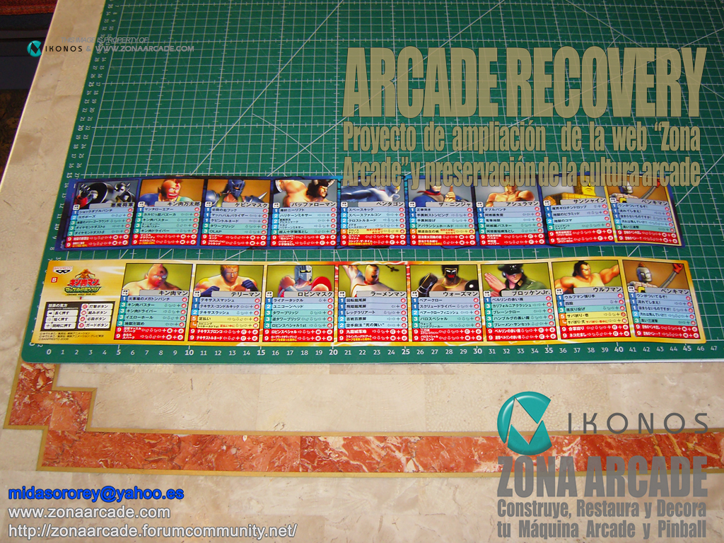 Original "KINNIKUMAN MUSCLE GRAND PRIX (キン肉マン マッスルグランプリ) MOVE LIST ...