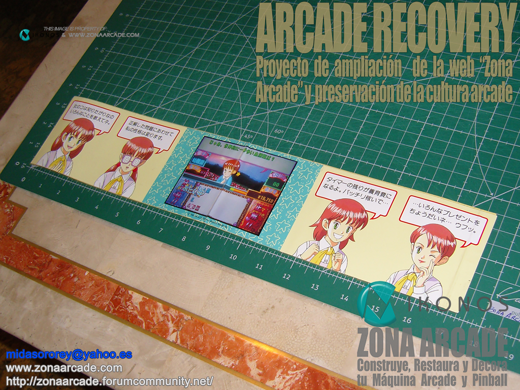 Original "KOSODATE QUIZ MY ANGEL (子育てクイズマイエンジェル) INSTRUCTION STICKER" (NAMCO) jap. ver. artwork ...