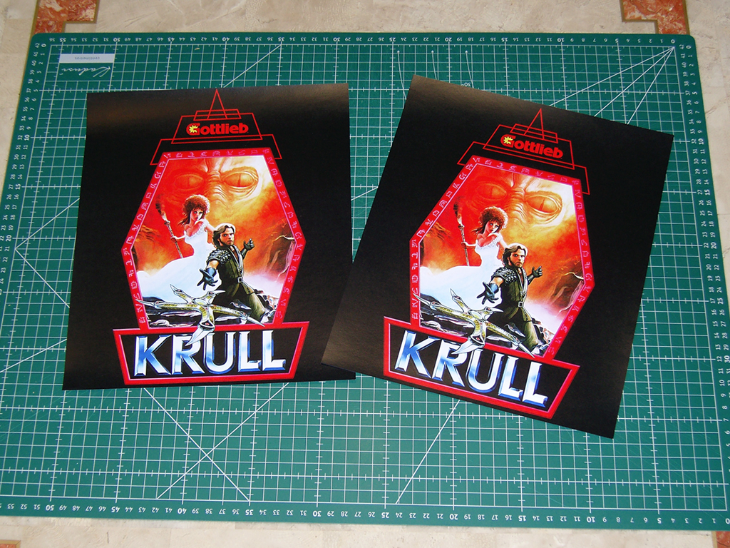 "Krull Drawings" printed in A3 paper for "Ben" user