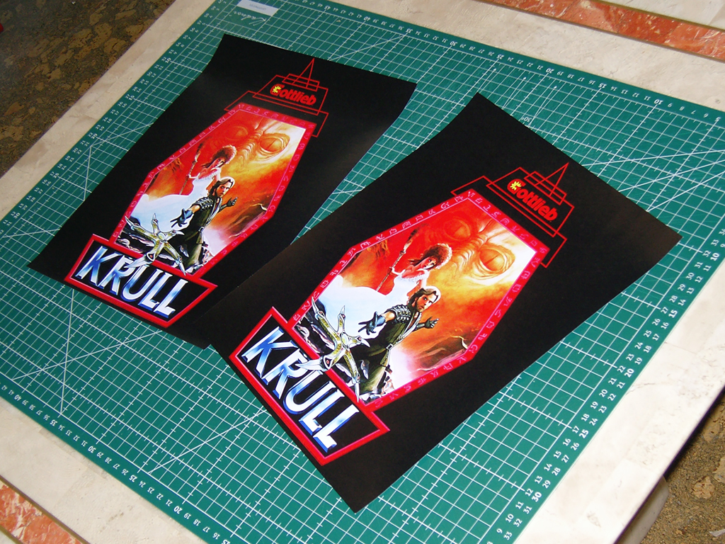 "Krull Drawings" printed in A3 paper for "Ben" user