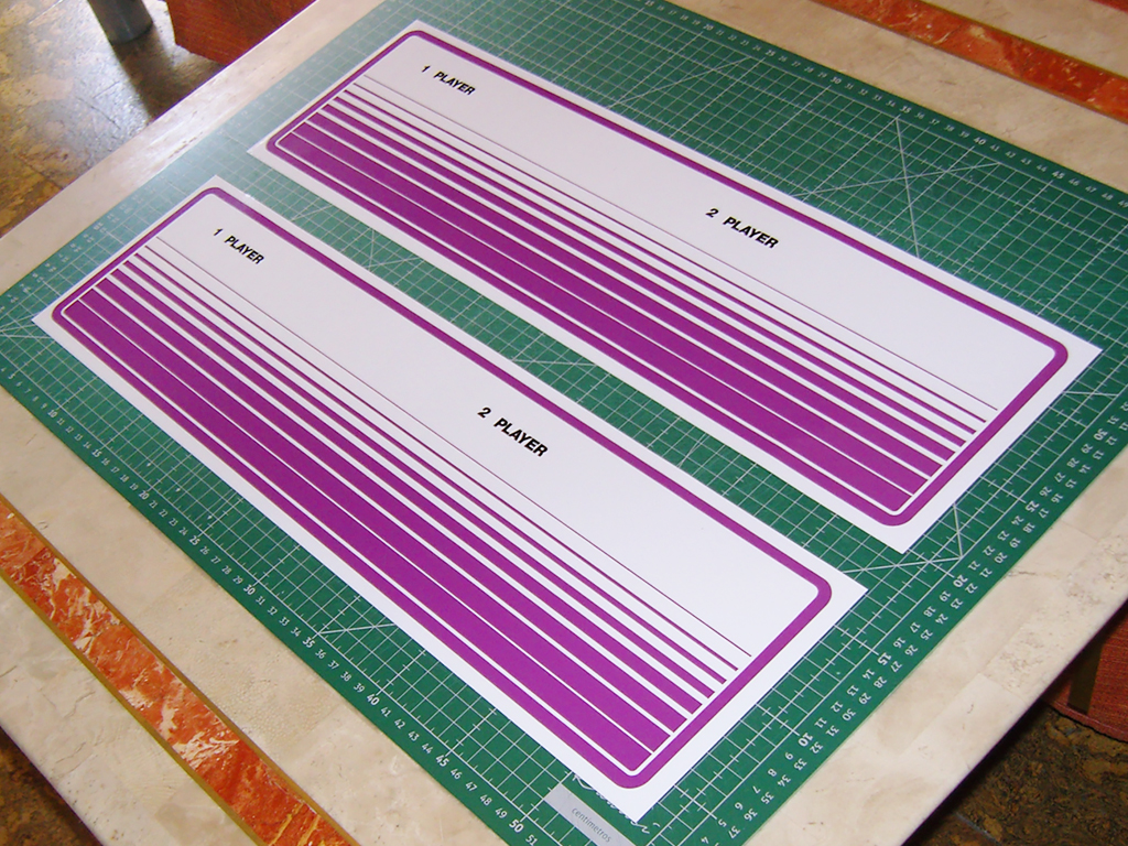 "Kyotaro Control Panel Overlay" (TECMO) reproductions printed on vinyl ...