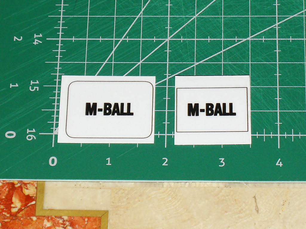 "Last Action Hero Pinball M-Ball Insert patch" (DATA EAST) printed in ...