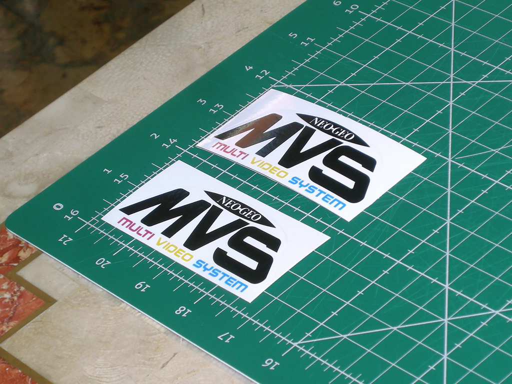 "MVS-U4 Arcade Artwork Set" (SNK) reproduction printed in vinyl with ...