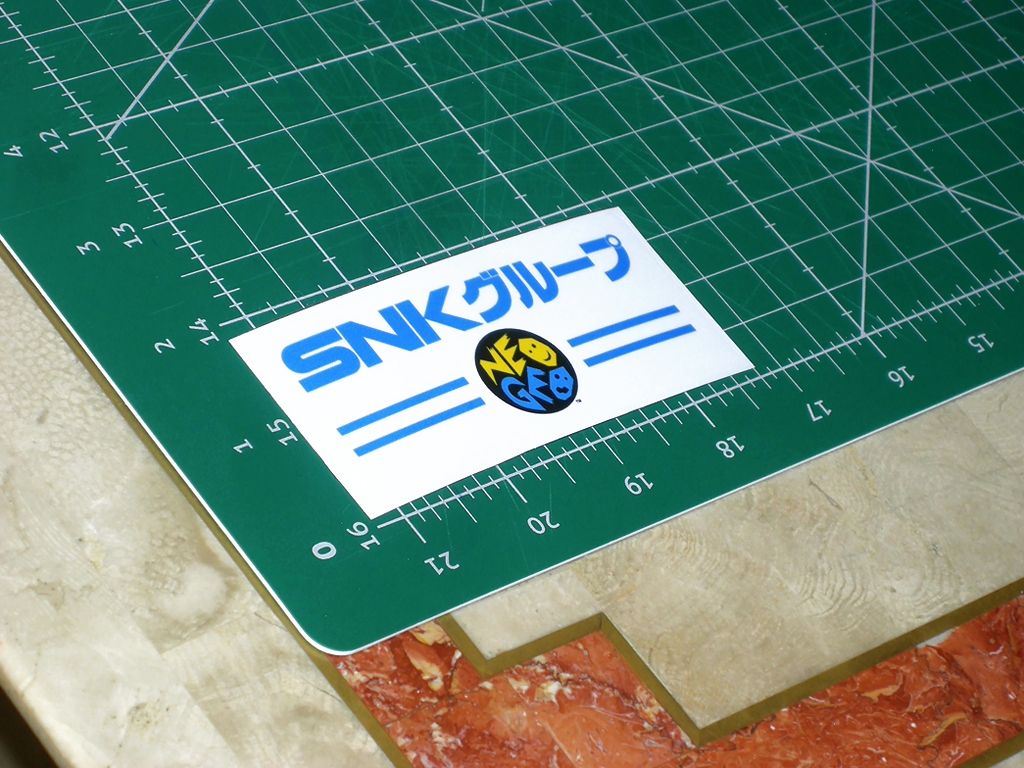 "MVS-U4 SNK AND NEO GEO LOGO" (SNK) artwork file for arcade candy ...