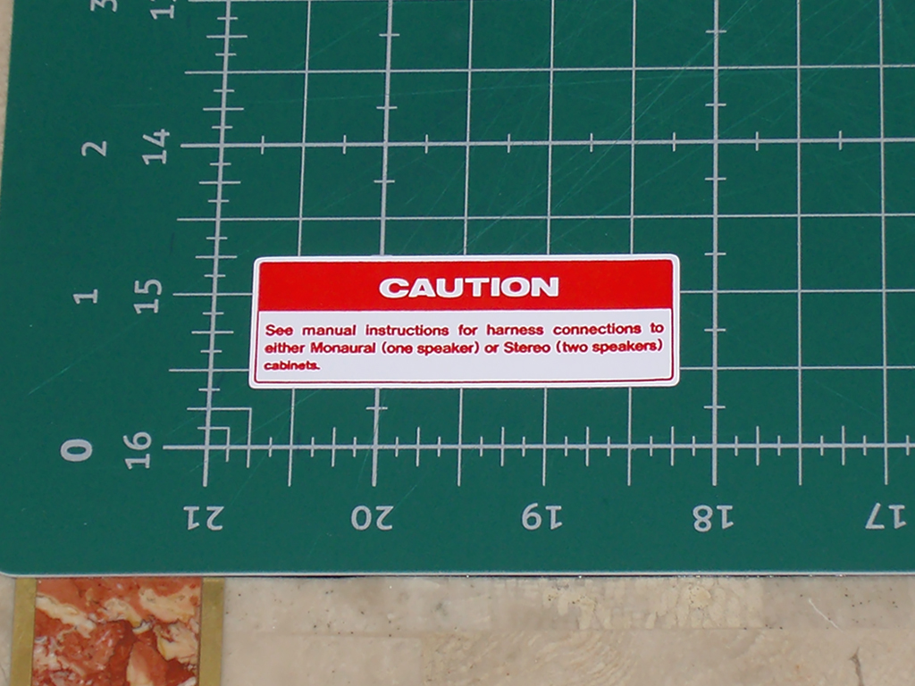 "MVS1 NEO-GEO BASE CAUTION STICKERS" (SNK) arcade scanned files at 600 ...