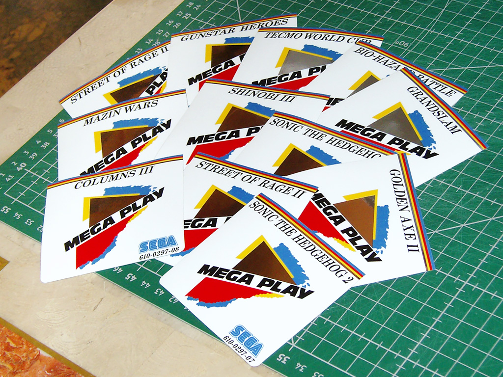 "All Mega Play Megadrive Genesis Covers and Cartridge Label" (SEGA ...