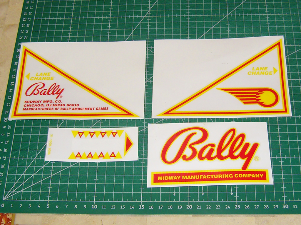 "Mousin' Around Pinball Aprons" (BALLY) printed reproduction on ...