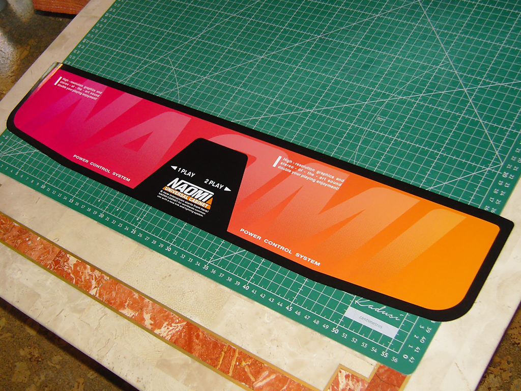 "Naomi Universal Cabinet Custom Control Panel Overlay and ¥100 Insert ...