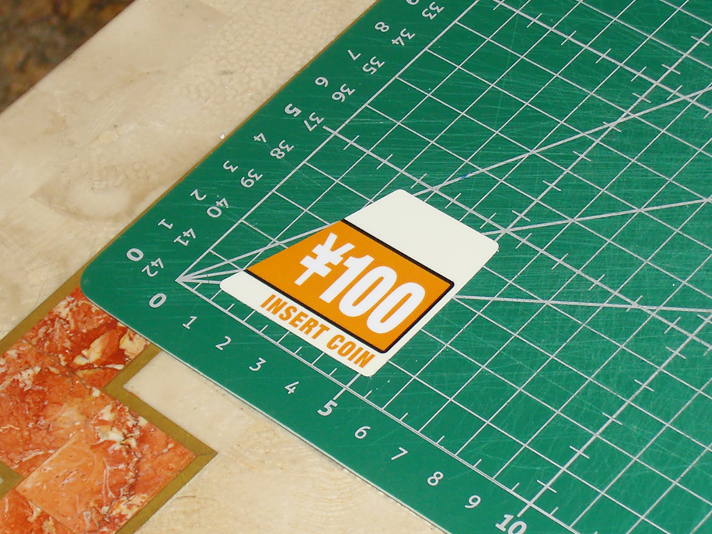 "Naomi Universal Cabinet Custom Control Panel Overlay and ¥100 Insert ...