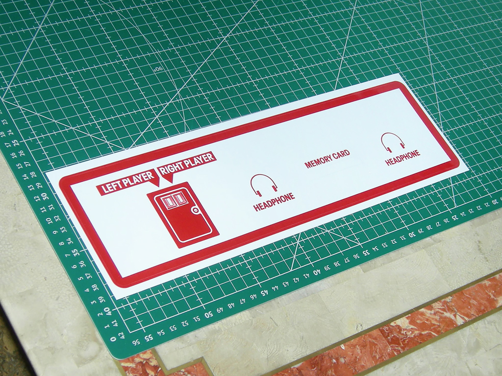 "NEO GEO HEADPHONE AND MEMORY CARD STICKER" (SNK) for Neo Geo System ...