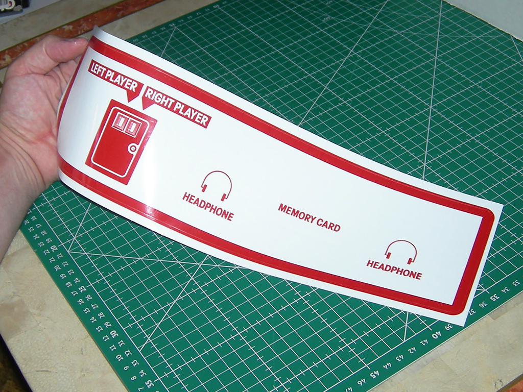 "NEO GEO HEADPHONE AND MEMORY CARD STICKER" (SNK) for Neo Geo System ...