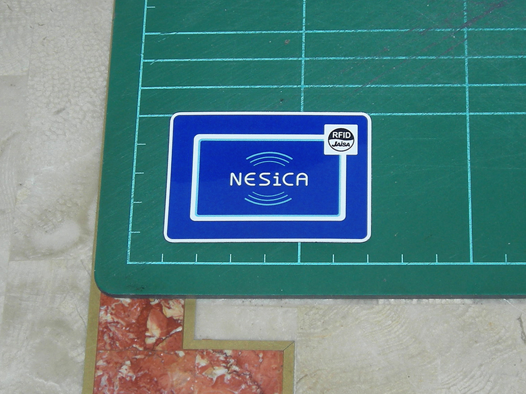 "Nesica Stickers" (TAITO) and "Vewlix Stickers" (TAITO) printed ...