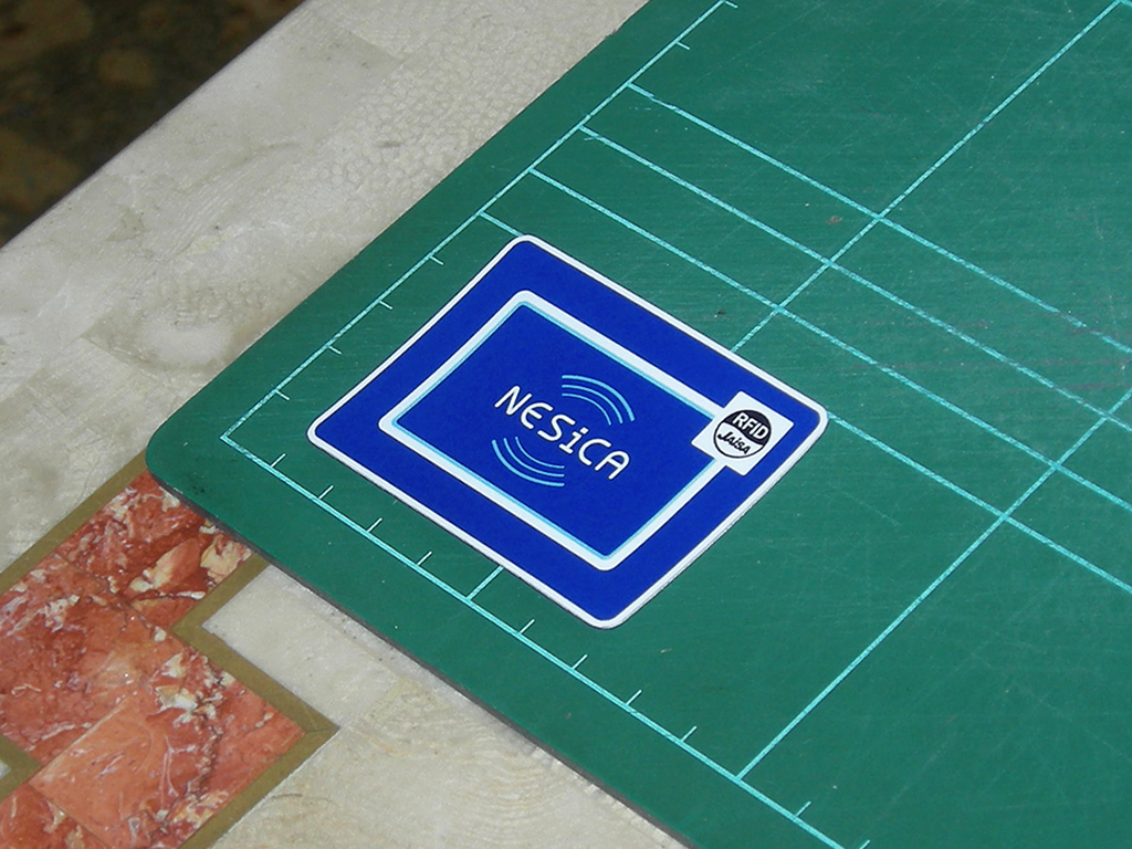 "Nesica Stickers" (TAITO) and "Vewlix Stickers" (TAITO) printed ...