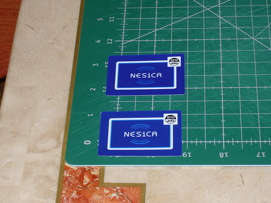 "Nesica Sticker" (TAITO) printed on adhesive polyester, glossy y ...