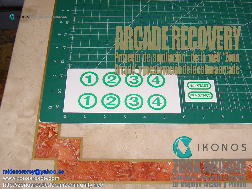 Original "NETTOH QUIZ CHAMPION BUTTON AND JOYSTICK DECAL STICKERS ...