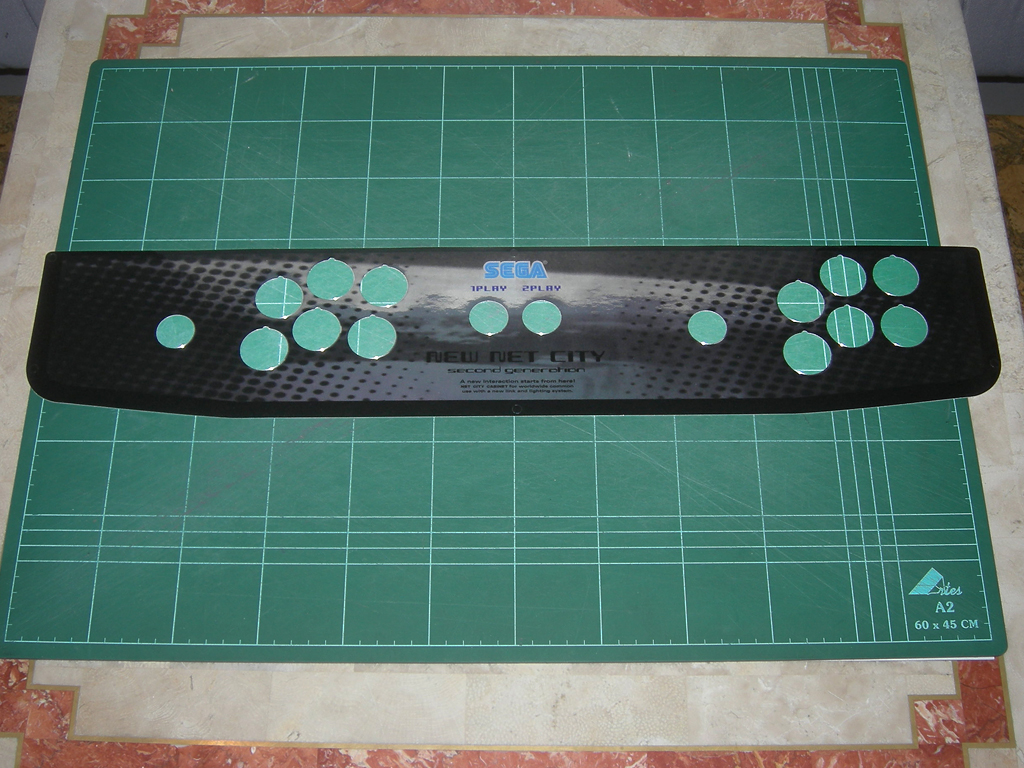 "NEW NET CITY CONTROL PANEL OVERLAY NOM-2001" (SEGA) scanned and ...